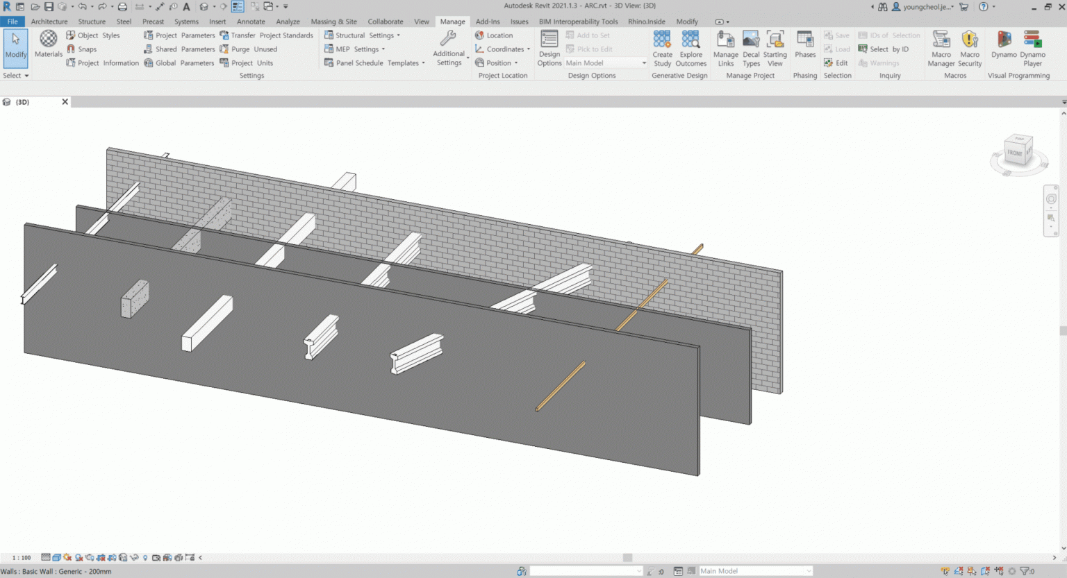 Collaborated BIM Modeling : Wall Opening – How to make wall opening in ...